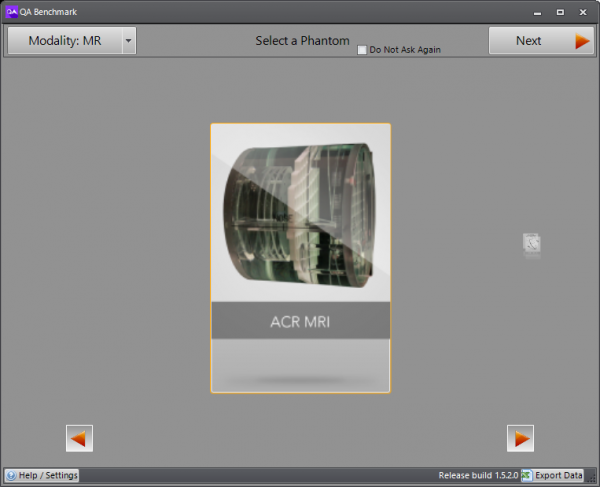 AutoQA Plus MR ACR – QA Benchmark ACR MR - Large Phantom – Southern Scientific